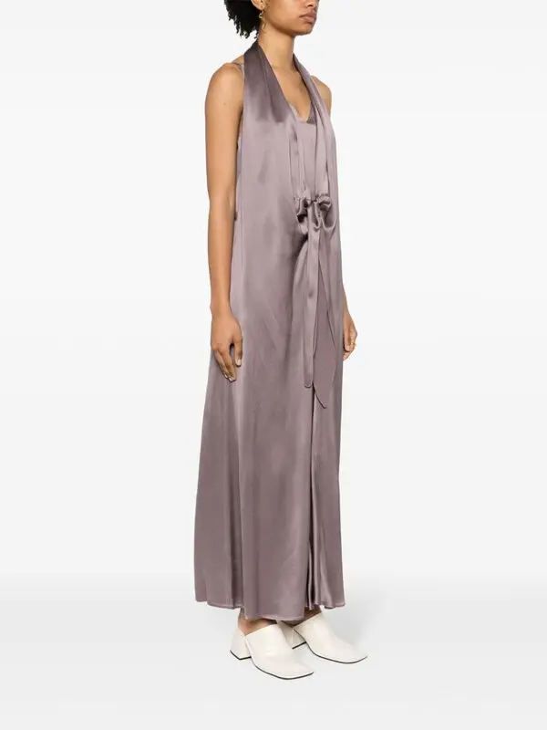 ALYSI Satin Maxi Dress