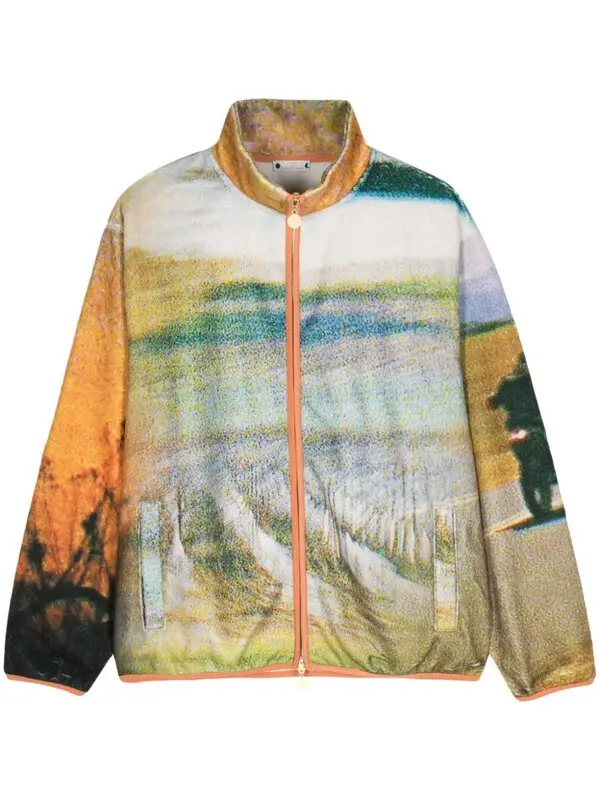 RASSVET Scenario-print Fleece Jacket