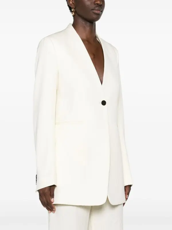 JIL SANDER Single-breasted Wool Blazer