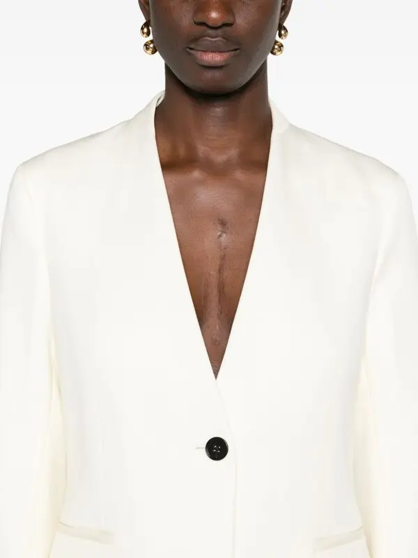 JIL SANDER Single-breasted Wool Blazer