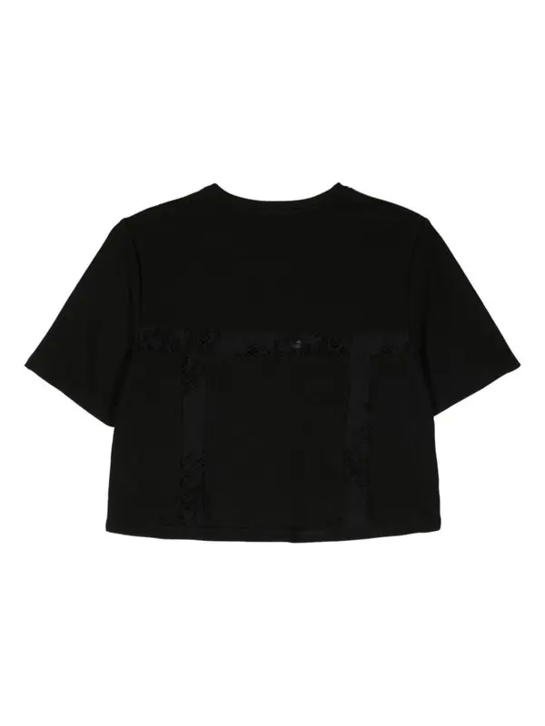 Remain Birger Christensen Lace-paneled Ribbed T-shirt