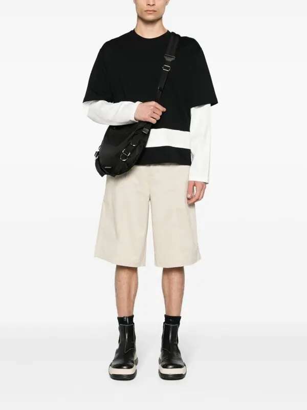 Neil Barrett Mid-rise Chino Shorts - Neutrals
