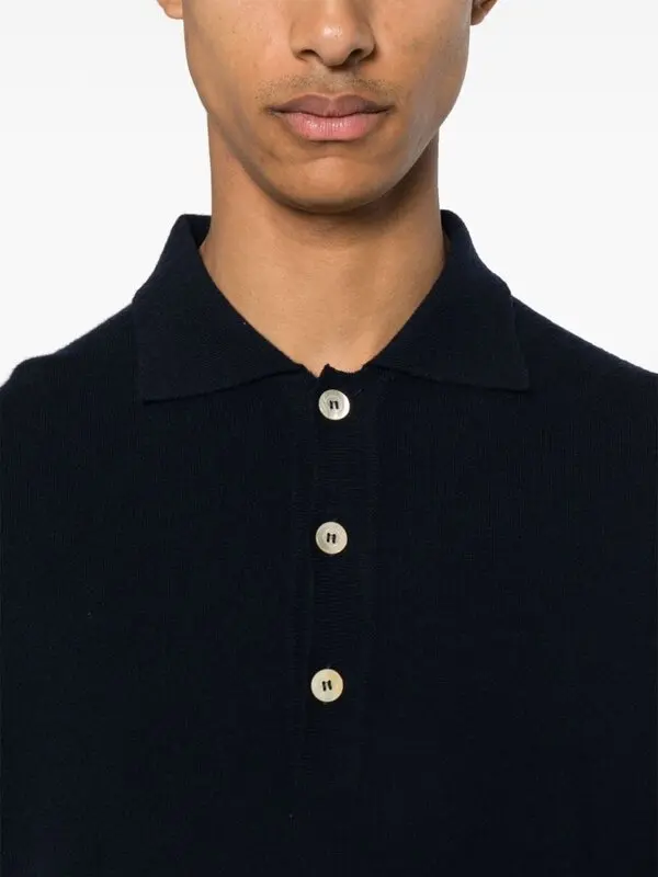 ANOTHER ASPECT Another Polo Shirt 2.0 Wool Polo Shirt