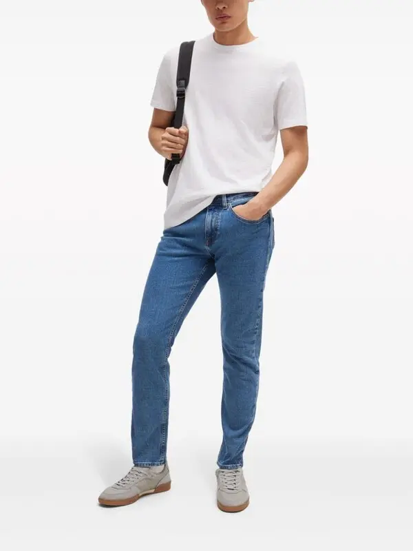 BOSS Cotton Jersey T-shirt With Logo Detail - White
