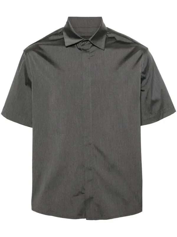 Neil Barrett Short-sleeve Cotton Blend Shirt