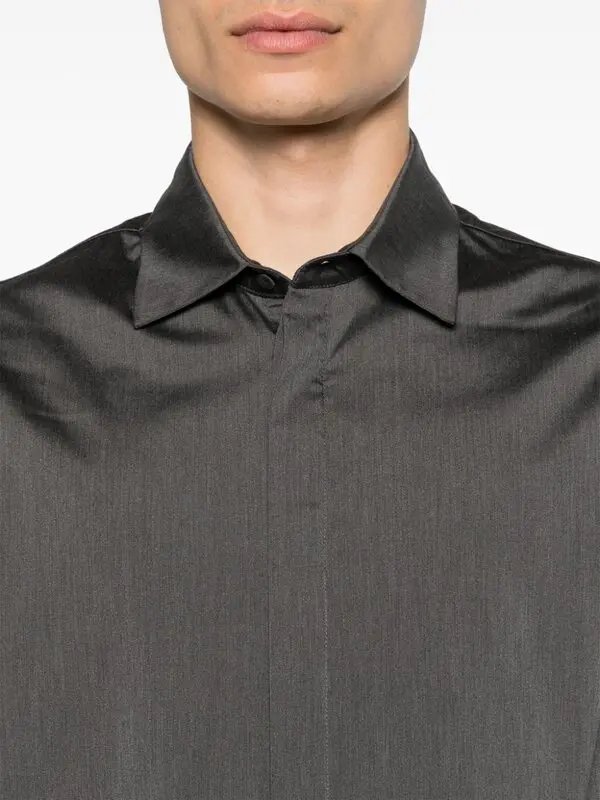 Neil Barrett Short-sleeve Cotton Blend Shirt