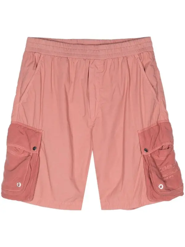 Iceberg Embroidered-logo Cargo Shorts