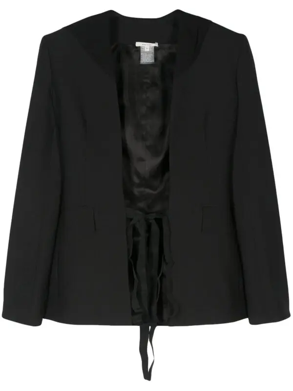 NENSI DOJAKA Tie-fastening Hooded Blazer