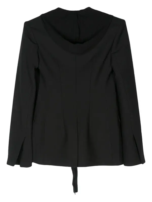 NENSI DOJAKA Tie-fastening Hooded Blazer