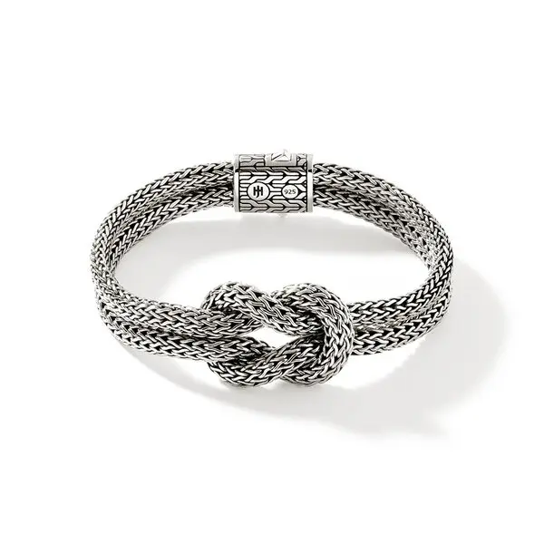 John Hardy Love Knot Bracelet 10mm - Sterling Silver