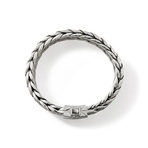 John Hardy Hammered Wide Bracelet
