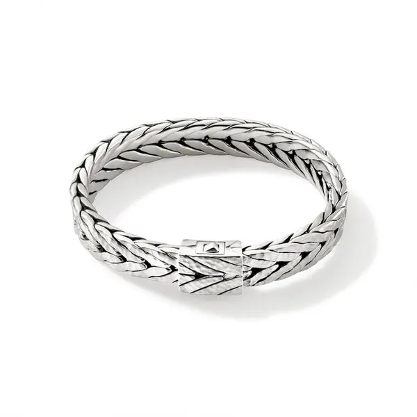 John Hardy Hammered Bracelet - Sterling Silver
