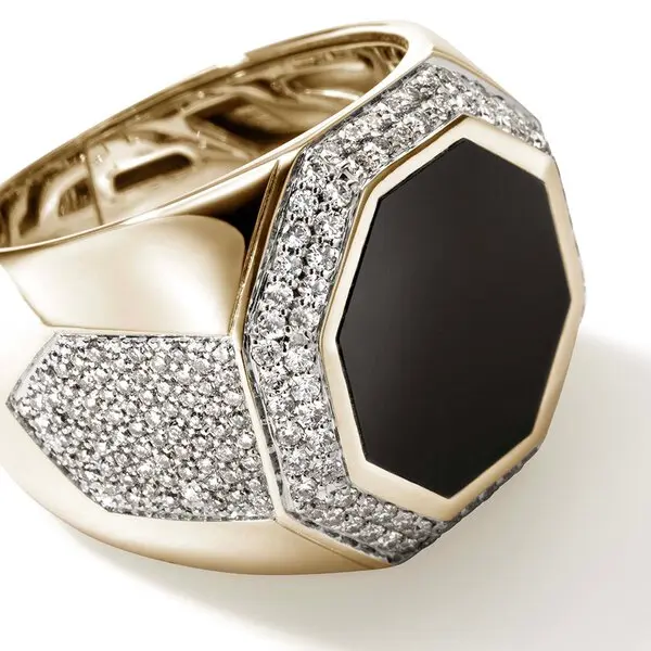 John Hardy Signet Ring In 14k Yellow