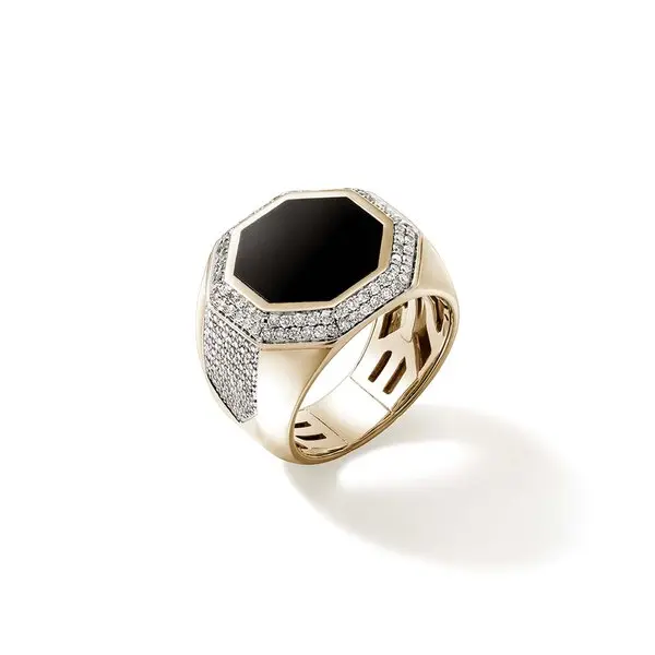 John Hardy Signet Ring In 14k Yellow