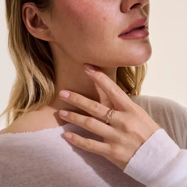 John Hardy Love Knot Ring, Rose - Gold