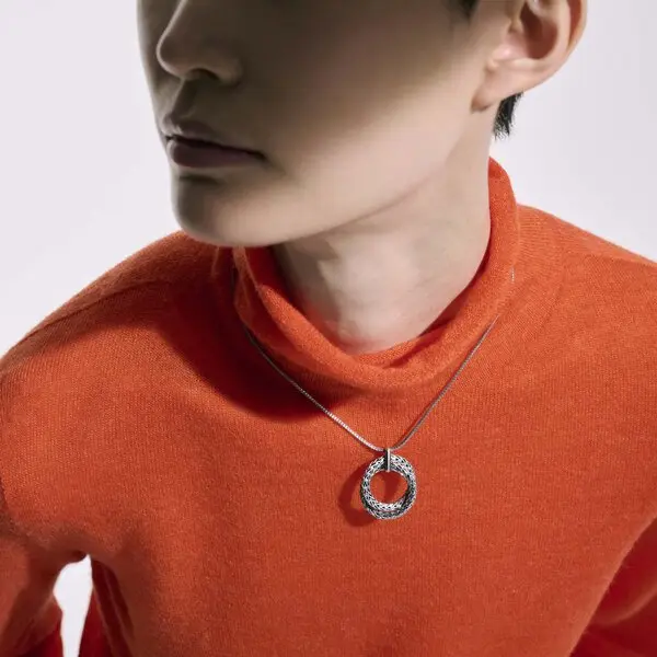 John Hardy Soft Chain Pendant Necklace