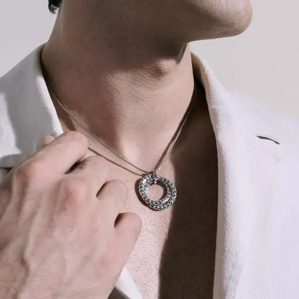 John Hardy Soft Chain Pendant Necklace