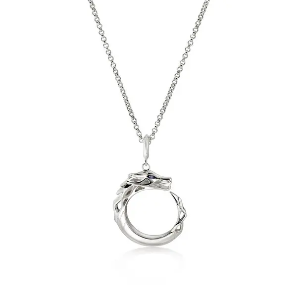 John Hardy Naga Pendant Necklace - Sterling Silver