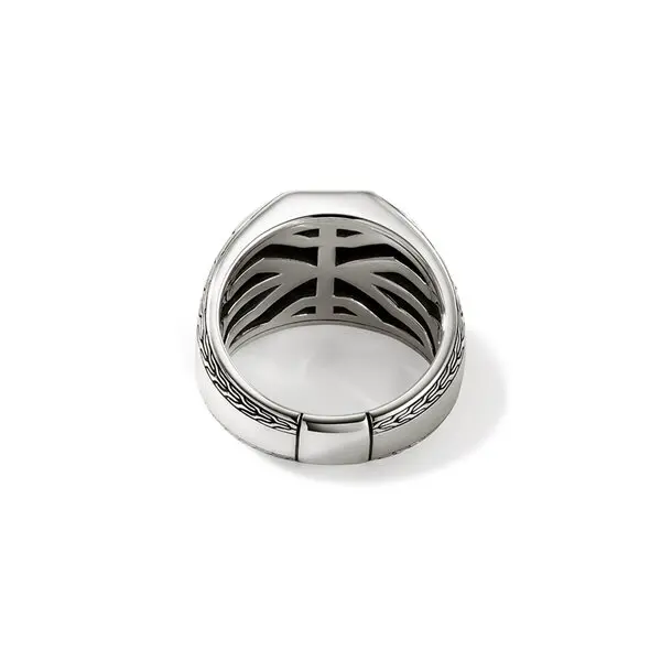 John Hardy Signet Ring With Lapis Lazuli