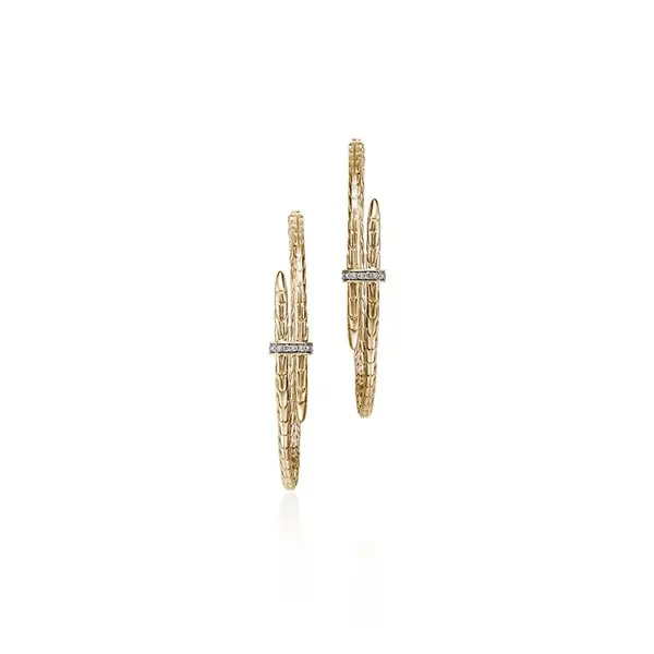 John Hardy Spear Hoop Earrings