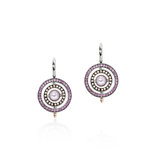 John Hardy Moon Door Earrings - Silver