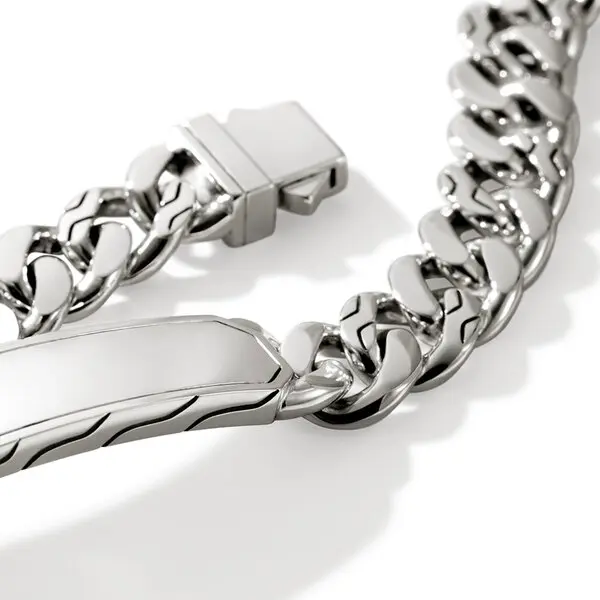 John Hardy Id Curb Bracelet 11mm