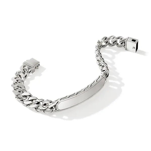 John Hardy Id Curb Bracelet 11mm