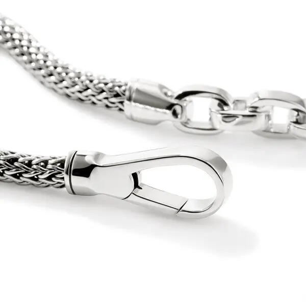 John Hardy Hook Clasp Chain Bracelet 5mm - Sterling Silver