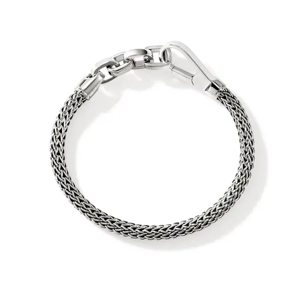 John Hardy Hook Clasp Chain Bracelet 5mm - Sterling Silver