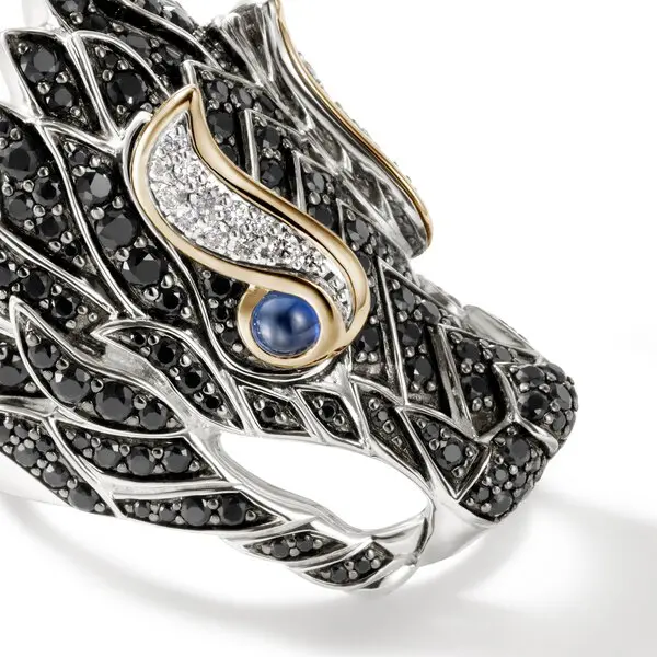 John Hardy Naga Saddle Ring - Silver
