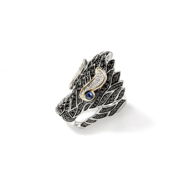 John Hardy Naga Saddle Ring - Silver