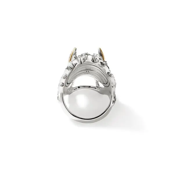 John Hardy Naga Saddle Ring - Silver