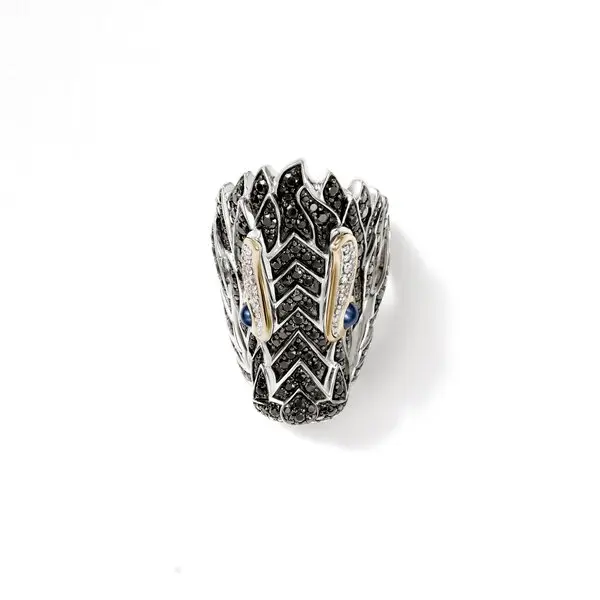 John Hardy Naga Saddle Ring - Silver