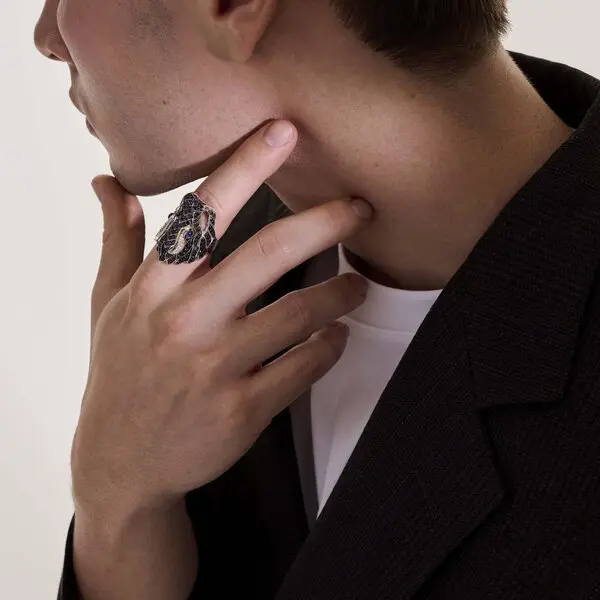 John Hardy Naga Saddle Ring - Silver