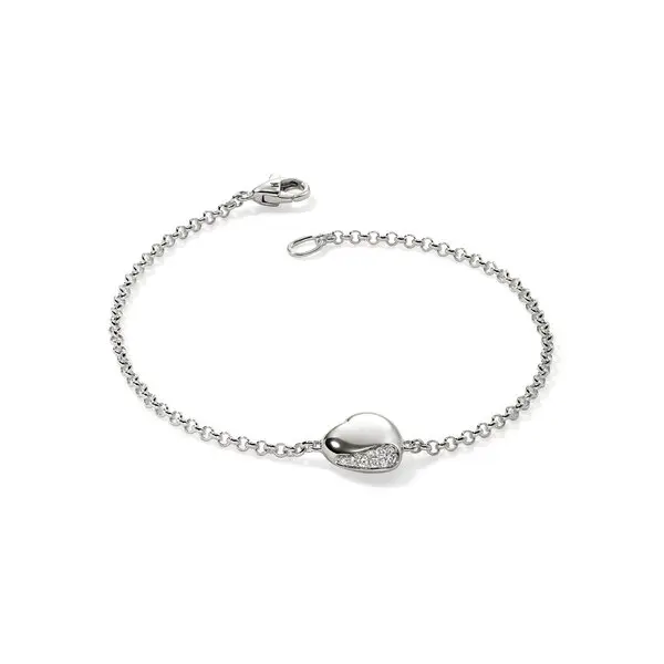 John Hardy Pebble Heart Bracelet