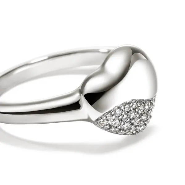 John Hardy Pebble Heart Ring