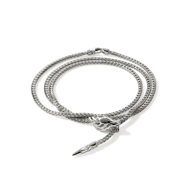 John Hardy Naga Wrap 2.5mm Necklace - Sterling Silver