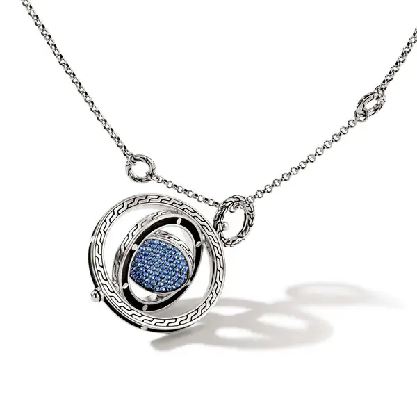 John Hardy Moon Door Necklace Pav