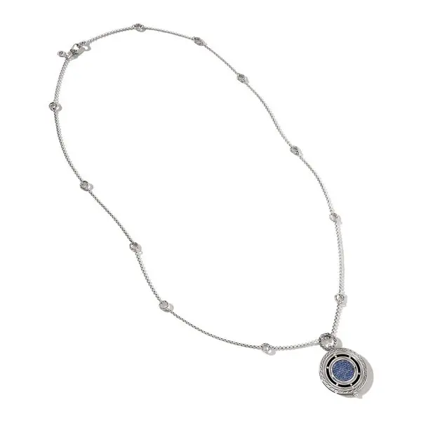 John Hardy Moon Door Necklace Pav