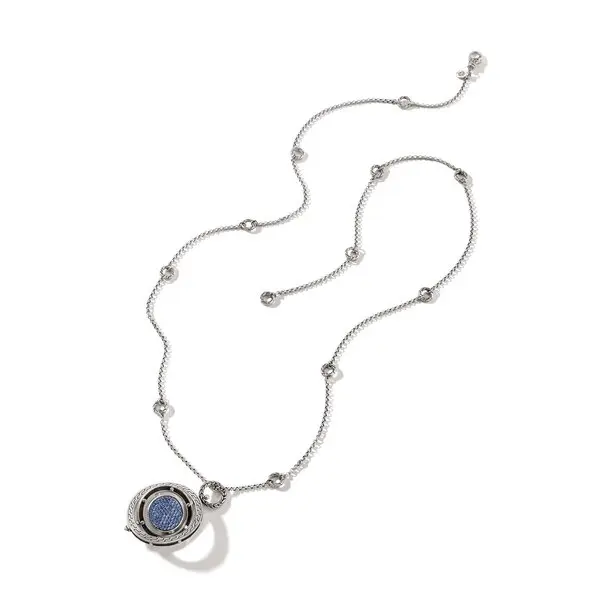 John Hardy Moon Door Necklace Pav