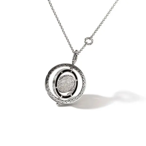 John Hardy Moon Door Necklace Diamonds
