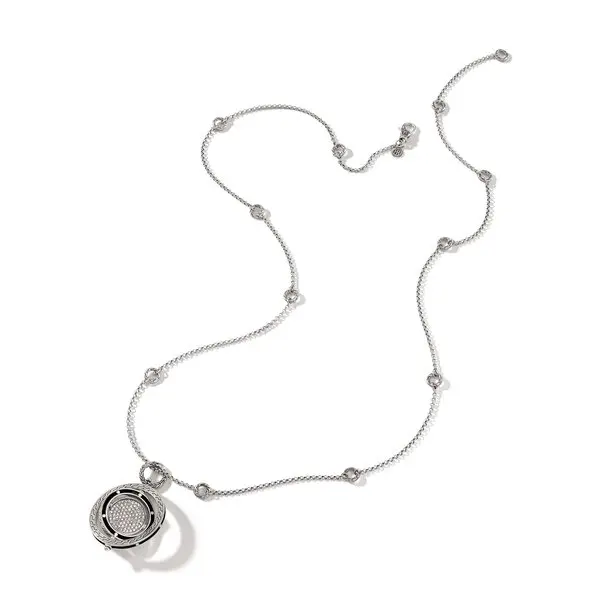 John Hardy Moon Door Necklace Diamonds