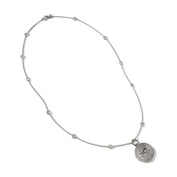 John Hardy Moon Door Necklace Diamonds