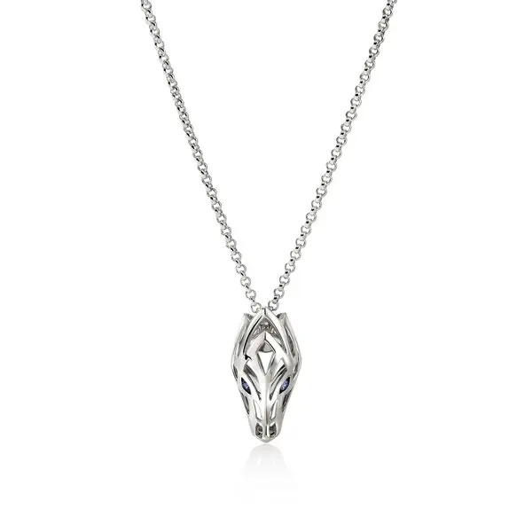 John Hardy Naga Pendant Necklace - Sterling Silver