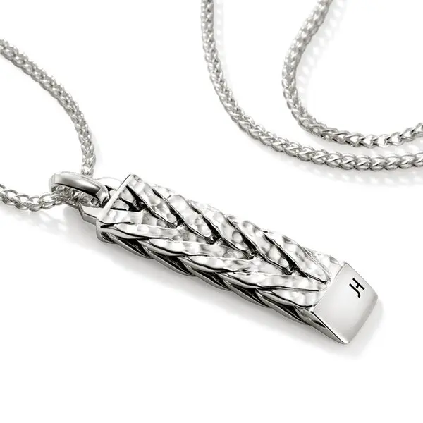 John Hardy Hammered Pendant Necklace