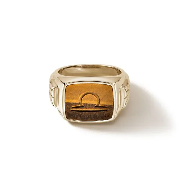 John Hardy Carved Signet Ring