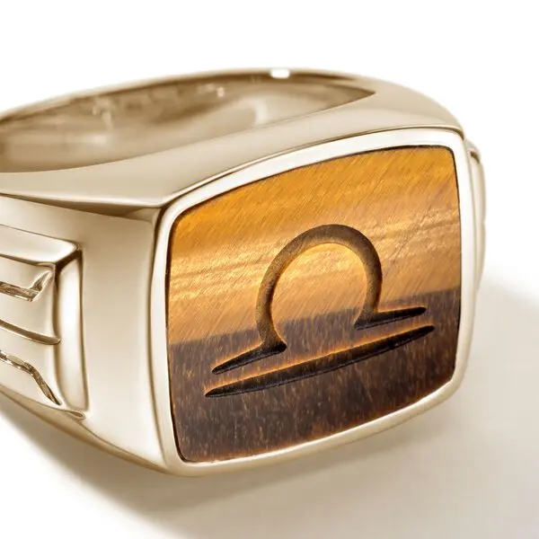 John Hardy Carved Signet Ring