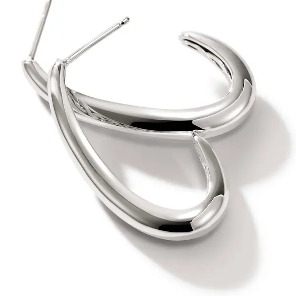 John Hardy Surf J Hoop Earrings
