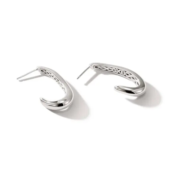 John Hardy Surf J Hoop Earrings