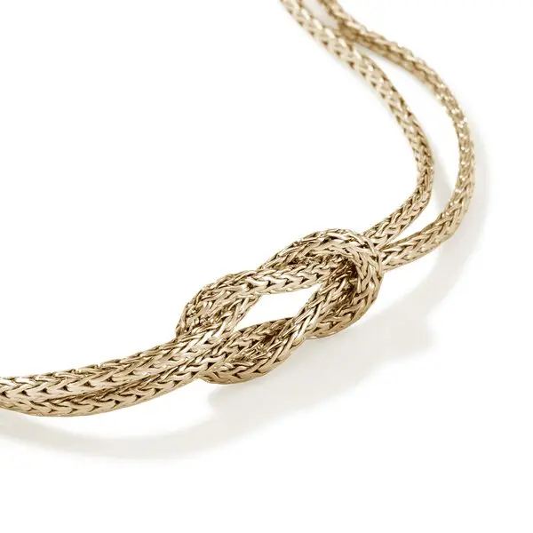 John Hardy Love Knot 14k Yellow Anklet